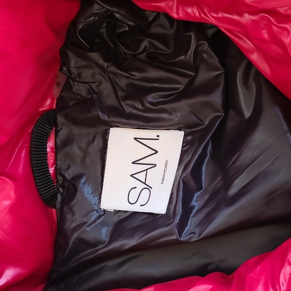 SAM. | Jackets & Coats | Sam Red Puffer Jacket | Poshmark